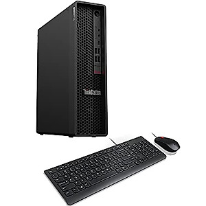 Lenovo ThinkStation P340 SFF Home & Business Mini Desktop (Intel i5-10500 6-Core, 16GB RAM, 1TB PCIe SSD, Intel UHD 630, USB 3.2, Display Port, SD Card, Win 10 Pro) Refurbished (Renewed)