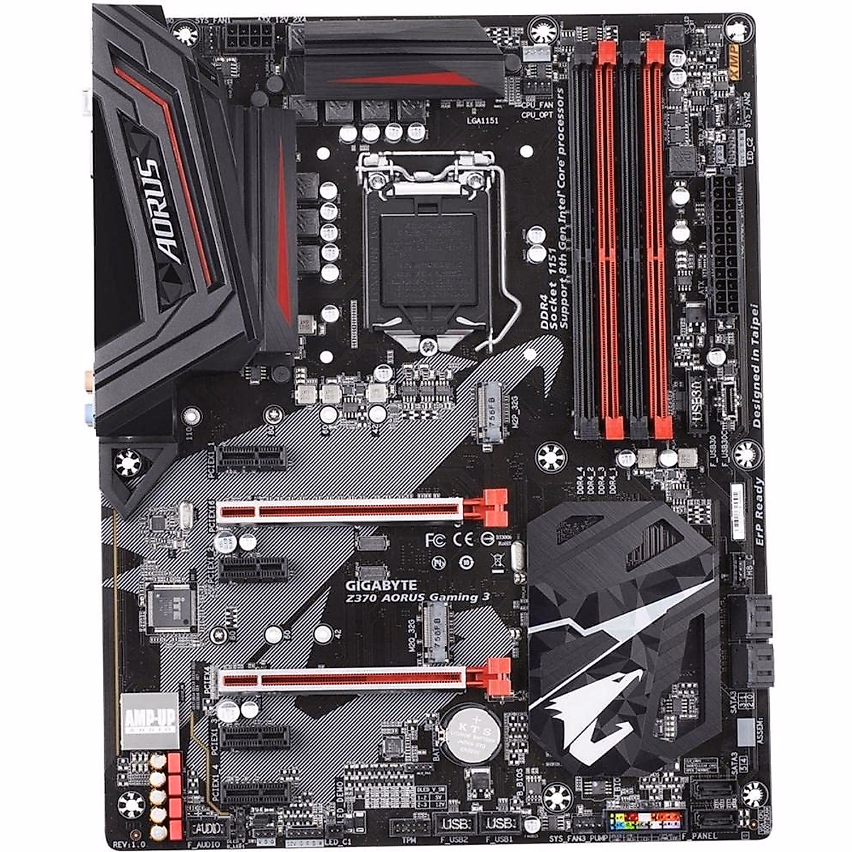 Gigabyte Z370 AORUS Gaming 3 Intel LGA1151/ATX/2xM.2/Front USB 3.1/RGB Fusion/Fan Stop/CrossFire Motherboards