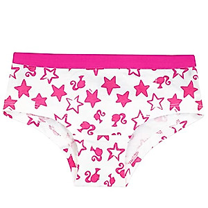 Barbie Underwear | Girls Cotton Underwear| Pack of 5 Girl Panties Multicolour 8 Multicolor