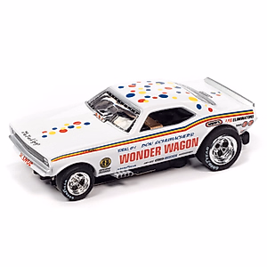 Auto World 4Gear R26 Don Schumacher - 1970s Plymouth Barracuda Wonder Wagon HO Scale Slot Car