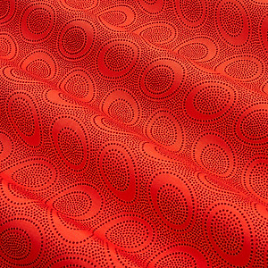 Kaffe Fassett Collective Aboriginal Dot Orange, Fabric by the Yard