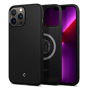 Spigen Core Armor Mag (MagFit) Compatible with MagSafe Designed for iPhone 13 Pro Max Case (2020) - Matte Black