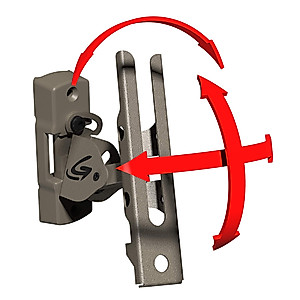 Cuddeback Genius Pan Tilt Lock Mount includes Universal Adapter and Mounting Screws