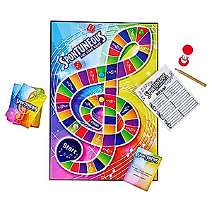 Spontuneous - The Song Game - Sing It or Shout It - Talent NOT Required - Family Party Board Game