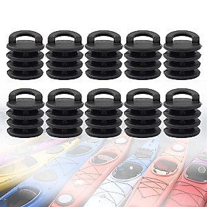 XtremeAmazing Pack of 10 Kayak Marine Boat Scupper Stoppers Plugs Bungs Replacement for Kayak Canoe Boat Drain Holes