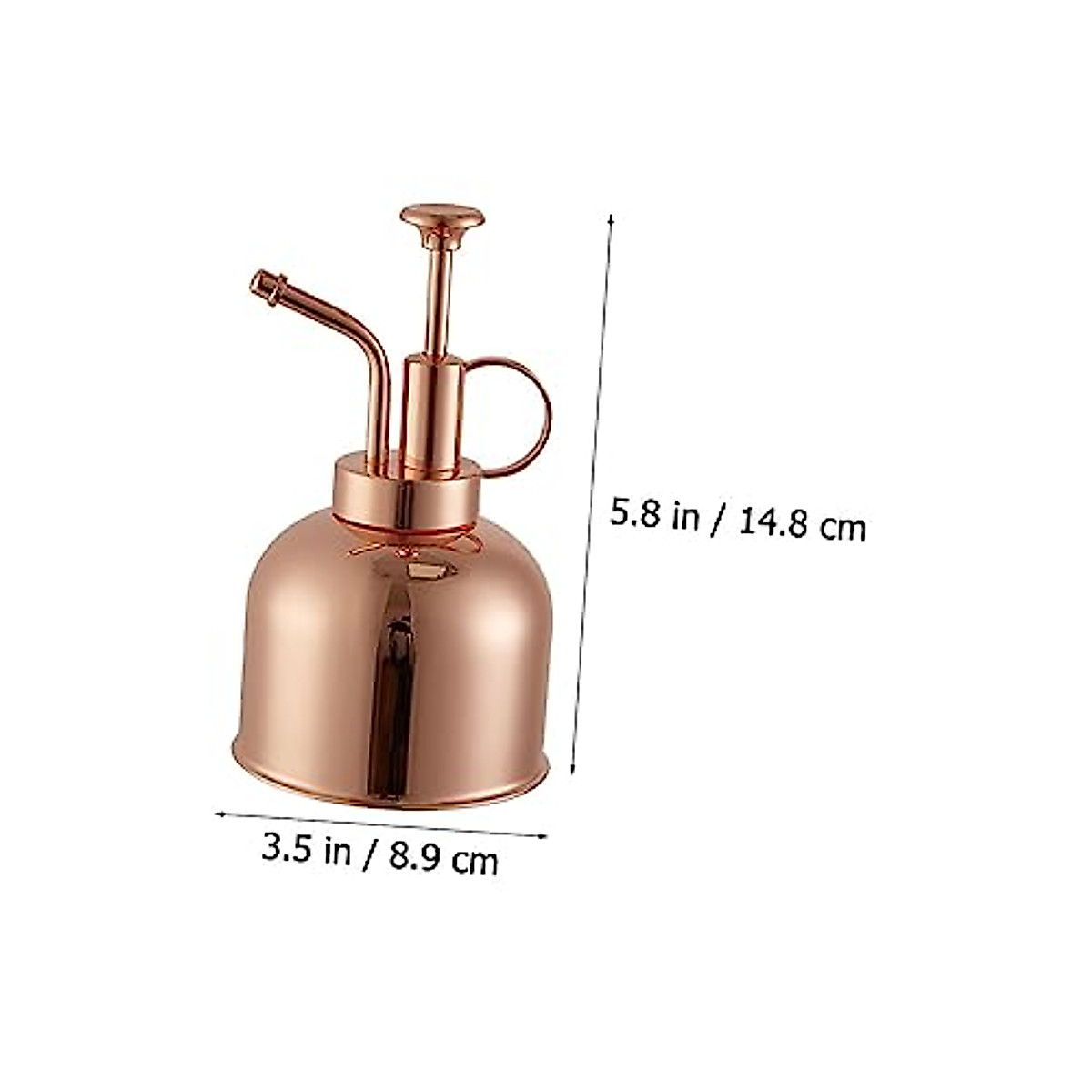 HANABASS 1PC Stainless Steel Sprinkling Can small plant watering cans for pump spray bottle spray bottles for plants Gardening Watering Pot rose gold 304 stainless steel hand pressure