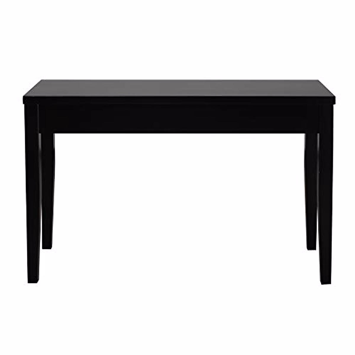 Amazon Brand – Stone & Beam Modern Home Office Writing Desk with Recessed Metal Handles, 48"W, Black