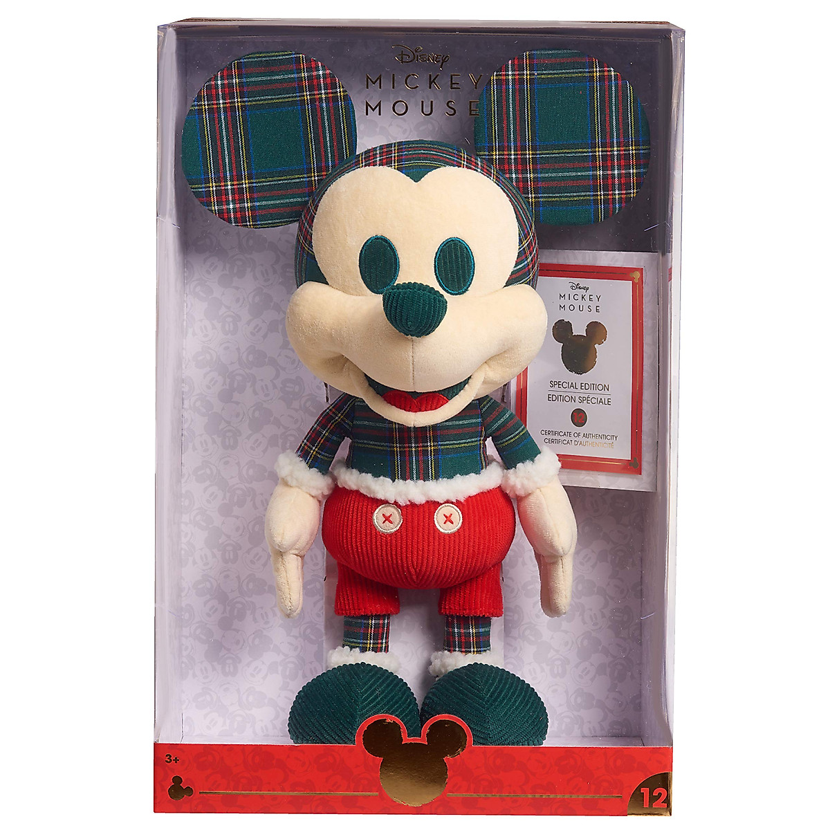 Disney Year of the Mouse Collector Plush, Holiday Spirit Mouse Mickey, Amazon Exclusive by Just Play
