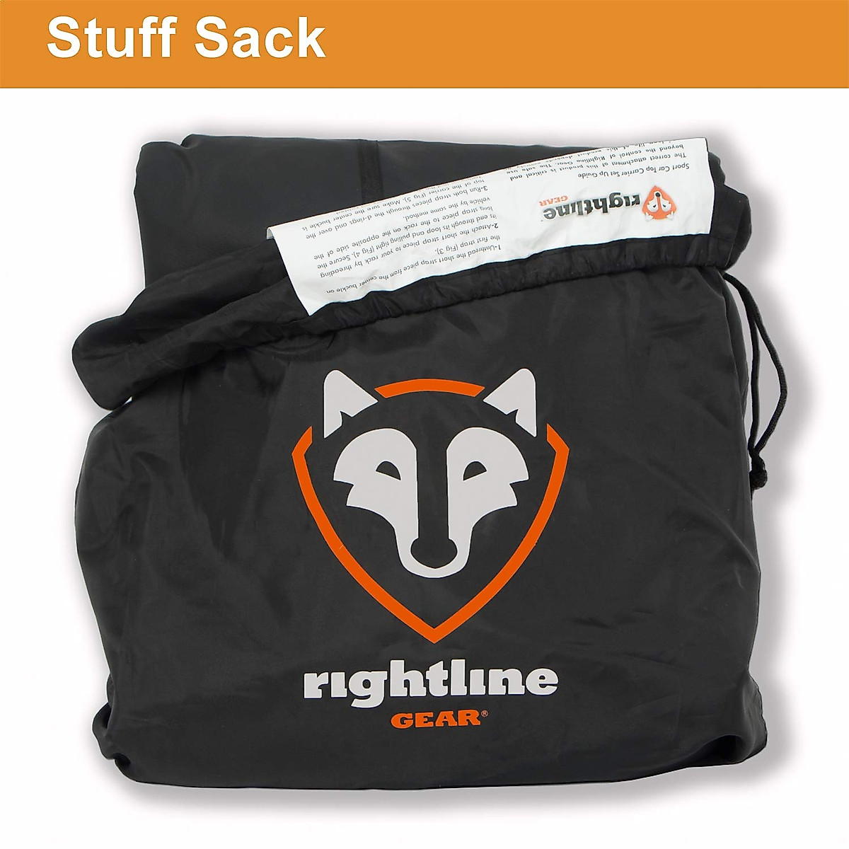 Rightline Gear Sport 3 Waterproof Rooftop Cargo Carrier for Top of Vehicle, Attaches With or Without Roof Rack, 18 Cubic Feet, Black