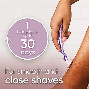 Gillette Venus ComfortGlide Womens Razor Blade Refills, 6 Count, Freesia Scented Gel Bar Protects Against Skin Irritation