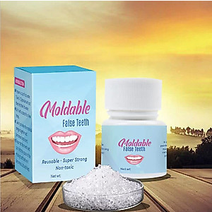 Fake Teeth,Daily Tooth Repair Kit,False Teeth For Veneers Teeth Men Beads Braces Cover Imperfect Teeth,Denture Repair Kit Cover Missing Teeth Snapon Smile,Veneers Teeth For Women Men Dental Repair Kit