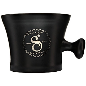 Suavecito Premium Blends Shave Mug Black Men's Grooming Supply