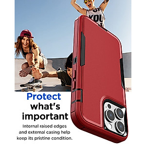 AICase Case for iPhone 12/12 Pro,Support Magnetic Car Mount Heavy Duty 2-Layer Pocket-Friendly Durable Military Grade Protection Shockproof/Drop Proof Protective Cover for iPhone 12/12 Pro_4