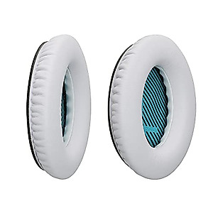 kwmobile Ear Pads Compatible with Bose Soundlink Around-Ear Wireless II Earpads - 2X Replacement for Headphones - White