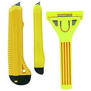 3 Piece Scraper and Utility Knife Set