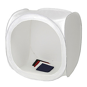 Square Perfect 60 Inch Light Tent Photo Cube Softbox with 4 Colored Backgrounds