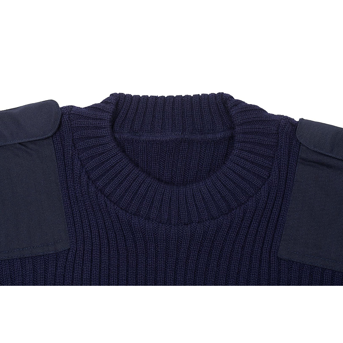 Flanders Fields British Commando Sweater - Military Wool Sweaters Woolly Pully Crew Neck Navy Blue