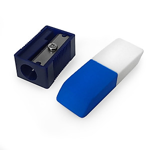 Helix Oxford Exam Set of 7 – Pens, Pencil, Eraser, Sharpener, Multi Instrument, Pencil Case