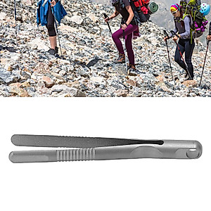 Mini Keychain Tweezer, EDC Mini Keychain Tweezer Alloy Portable TC4 Small Tweezer Outdoor Gadget Mini Tool