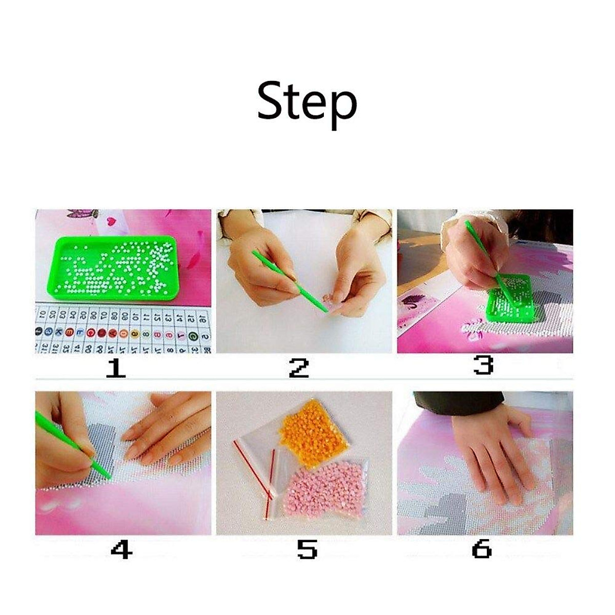 pigpigboss Angel Wings Diamond Painting Kit 5D Full Round Drill Diamond Painting Arts Feather Wing Diamond Dots Kit for Adult Angel Wing Diamond Painting Set for Beginner (16X16 inches)