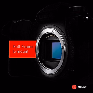 Panasonic LUMIX S1R Full Frame Mirrorless Camera with 47.3MP MOS High Resolution Sensor, 24-105mm F4 L-Mount S Series Lens, 4K HDR Video and 3.2” LCD - DC-S1RMK (Renewed)