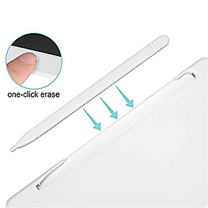 Scientific Calculator, Collapsible Engineering Calculator with Erasable Writing Tablet,10-Digit LCD Display Pocket Calculator for School Office Meeting Rooms Construction Financial(White)