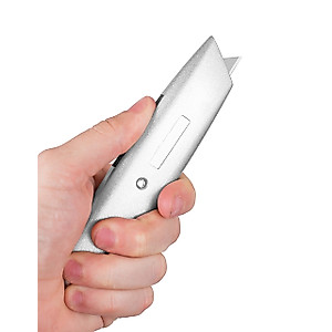 Internet's Best - Utility Knife - Premium & Classic Box Cutter, Retractable Razor