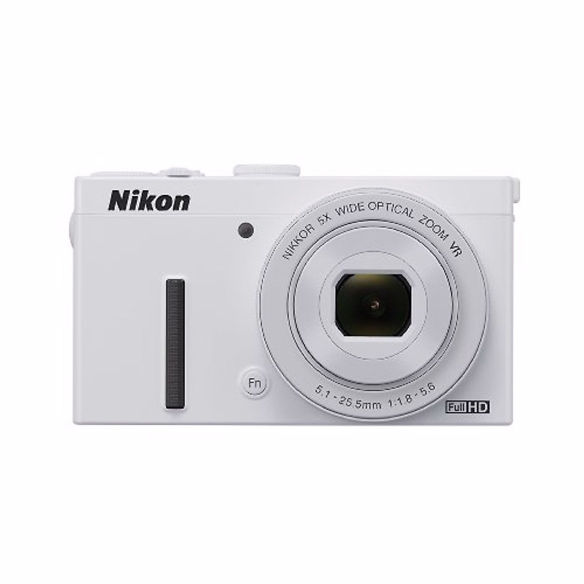 Nikon Coolpix P340 12.2 Mp Wi-fi Cmos Digital Camera with 5x Zoom Nikkor Lens and Full Hd 1080p Video (White)