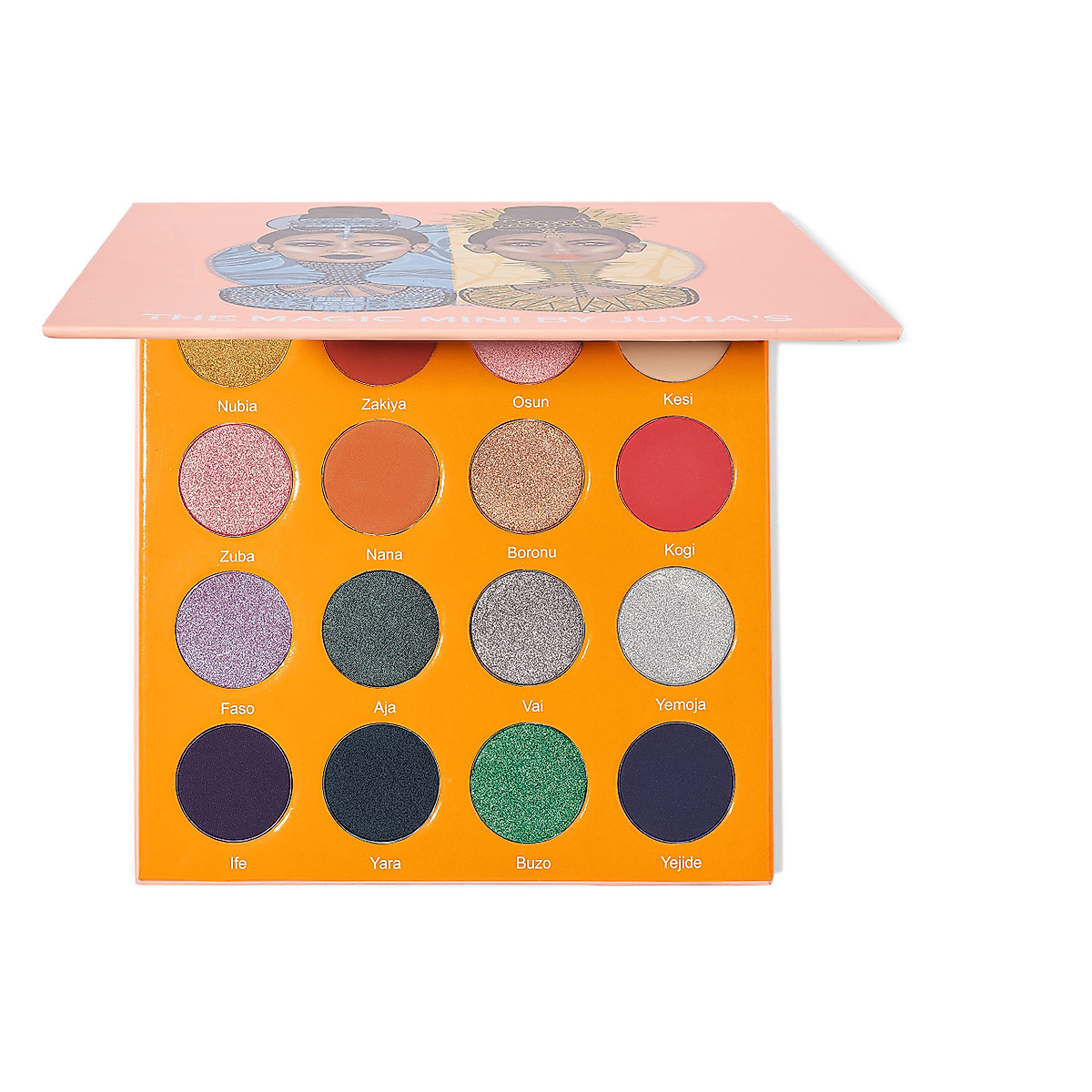 Juvia's Place The Magic Mini - Bright and Bold Red, Shades of 16, Eyeshadow Palette, Professional Eye Makeup, Pigmented Eyeshadow Palette, Makeup Palette for Eye Color & Shine