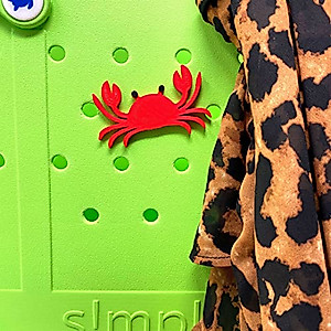 BOGLETS - Crab Charm Compatible with Bogg Bags, Simply Southern Totes, and Other Similar Beach Bags (Crab)…