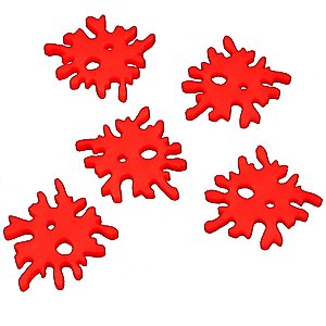 LITKO Blood Splat Tokens | Splatter | Alien | Orc | Casualty | Health | Wound | Pack of 5 |
