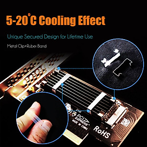 GLOTRENDS PA09-HS M.2 NVMe to PCIe 4.0 X4 Adapter with M.2 Heatsink(22x70x3mm) for M.2 NVMe SSD