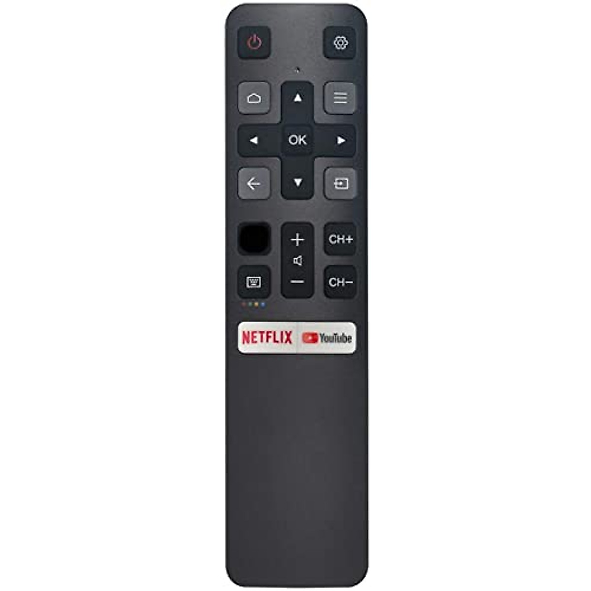 Basic IR Replacement Remote for TCL Android TV/TCL Google TV Without Voice Command