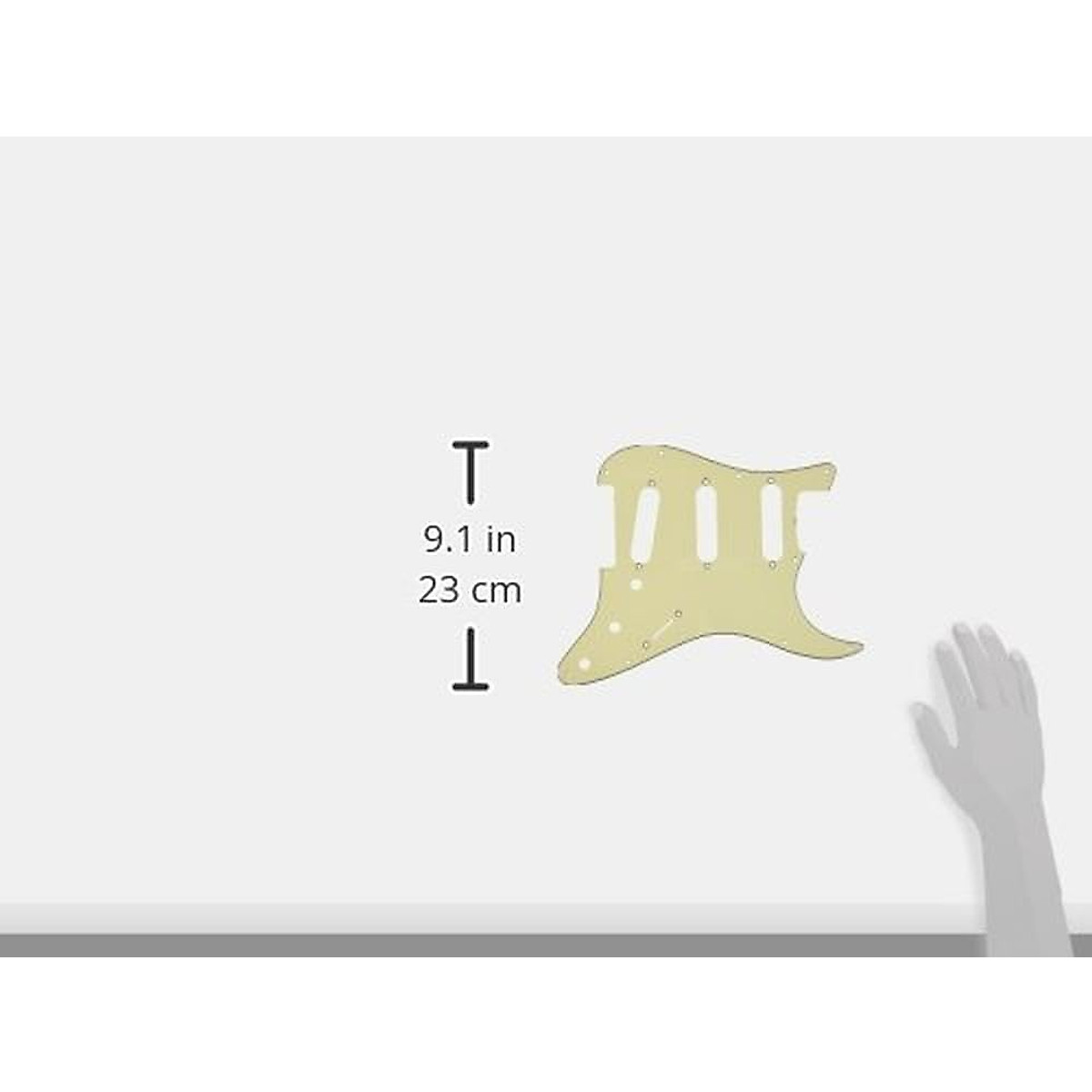 Fender 62 Stratocaster 11 Hole Mint Green Pickguard, 3-Ply for 3 Single Coil Pickups