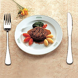 Acnusik Stainless Steel Flatware Service for 8, Utensils Cutlery Including Knife 40-Piece Silverware Set, Silver