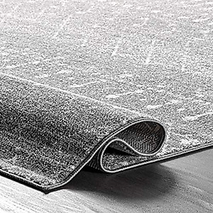 nuLOOM Moroccan Blythe Area Rug, 4' x 6', Dark Grey