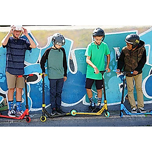 ARCADE Pro Scooters - Stunt Scooter for Kids 8 Years and Up - Perfect for Beginners Boys and Girls - Best Trick Scooter for BMX Freestyle Tricks (Black/Black)