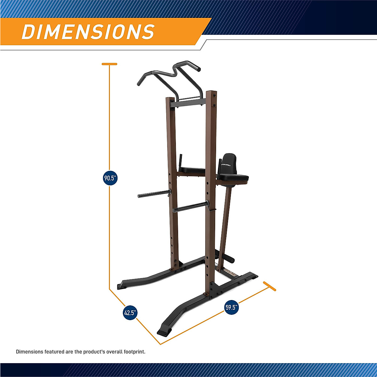 Steelbody Strength Training Monster Cage Squat Rack Home Gym Station System for Weightlifting and Bodybuilding STB-98005