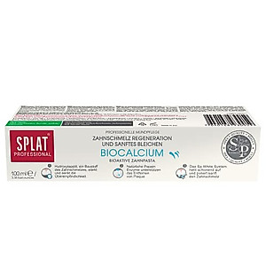 Splat Professional Series Multiple Action Toothpaste With Bioactive Calcium Enamel Restoration Tooth Sensitivity Reduction