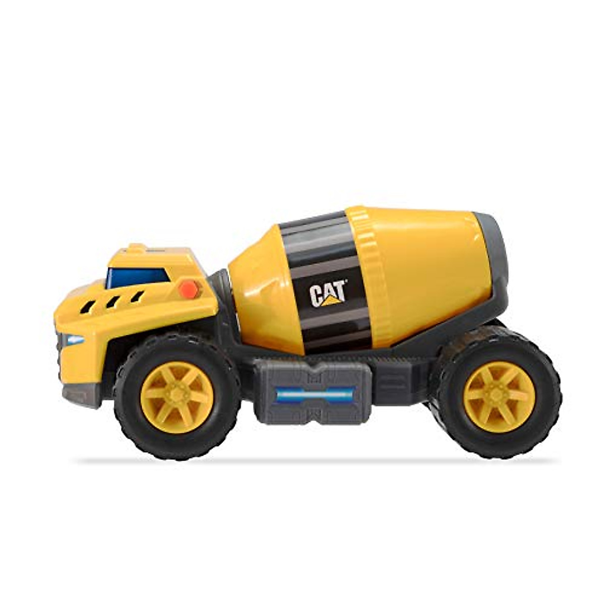 CAT Construction Toys, Future Force Cement Mixer Toy, with Lights and Sounds, Ages 3+ Yellow - Electro-Power Sounds, Next-Gen Glow Effects, Articulated Features - Indoor/Outdoor Play!