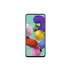 Samsung Galaxy A51 A515F 128GB DUOS GSM Unlocked Phone w/Quad Camera 48 MP + 12 MP + 5 MP + 5 MP (International Variant/US Compatible LTE) - Prism Crush White