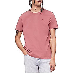 Calvin Klein Men's Relaxed Fit Crewneck T-Shirt, Apple Butter, Large