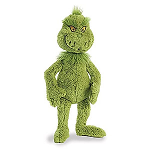 Aurora® Whimsical Dr. Seuss™ Grinch Stuffed Animal - Magical Storytelling - Officially Licensed - Green 16 Inches