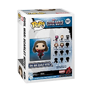 Funko Pop! Marvel: Captain America: Civil War Build A Scene - Scarlet Witch, Amazon Exclusive, Figure 5 of 12