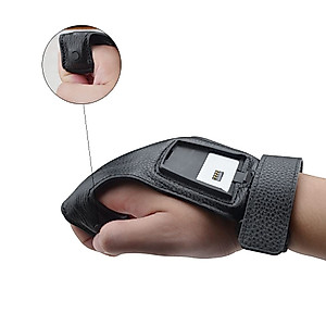 Posunitech DG01 Finger Trigger Glove Right Hand Glove for 1D/2D Imager Mini Pocket Barcode Scanner Wearable Wrist Straps Hands-Free Wireless Storage Reader, Warehouse Pickup