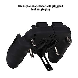 Smartphone Gamepad Portable Mobile Phone Game Controller Heat Dissipation Gamepad Power Handle with Cooling Fan for Smartphone Gamepad