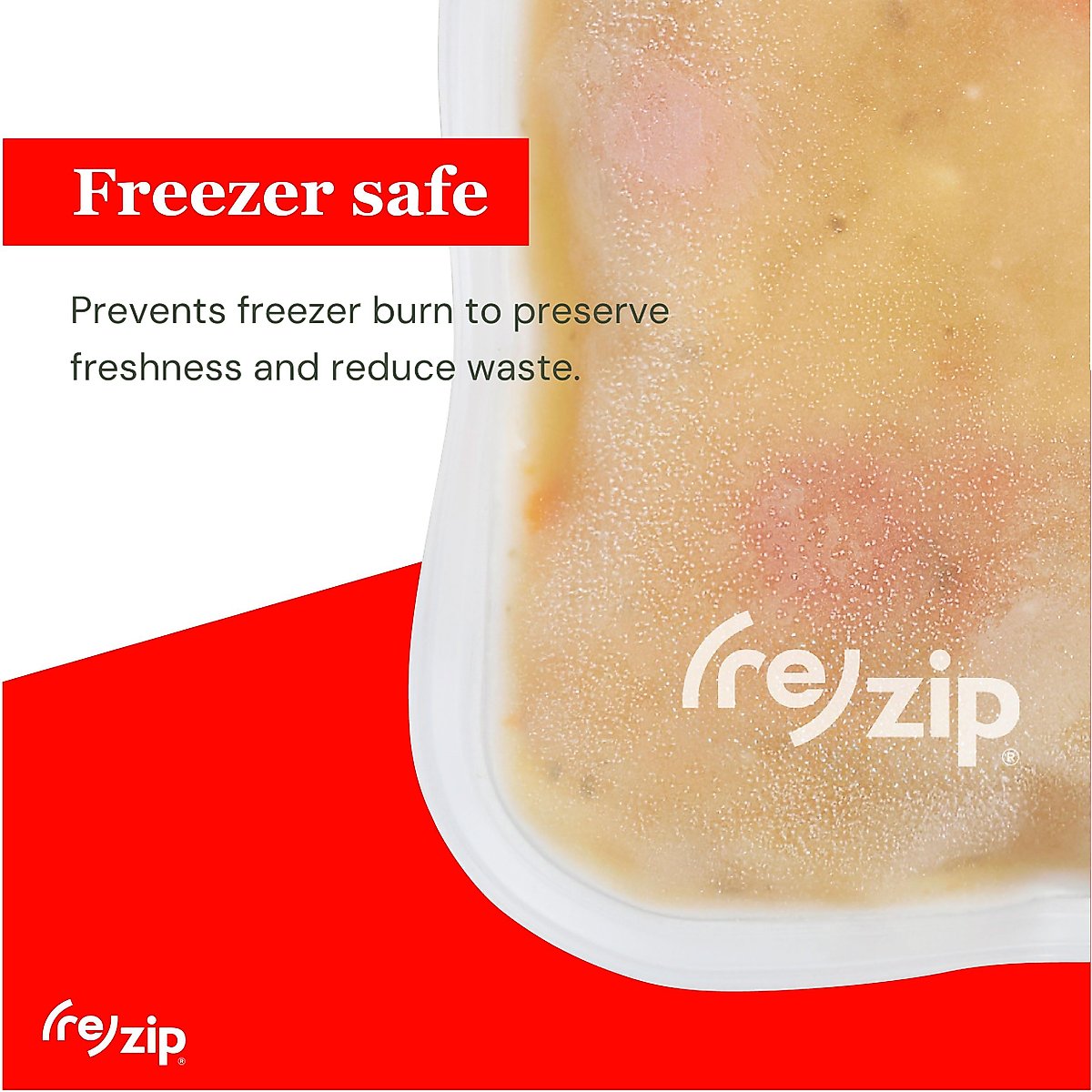 (re)zip Pizza Saver 2 pc Kit | Includes (2) Airtight Pizza Storage Bags | BPA-Free, Leakproof, Freezer-safe and Space-Saving Design | Keeps Pizza Fresh and Flavorful | Ideal for Leftovers