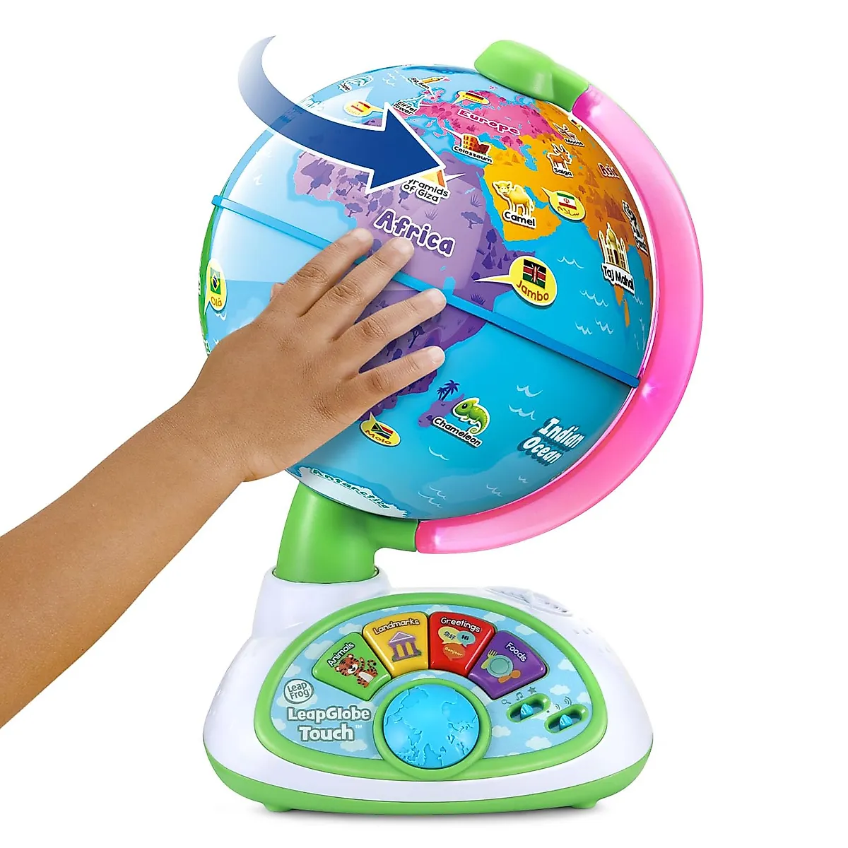 LeapFrog LeapGlobe Touch Interactive Globe for Kids Ages 3 and up