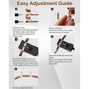 Feraco Magnetic Bracelet for Women Titanium Steel Magnetic Bracelets with Gorgeous Sparkling Cubic Zirconia Costume Jewelry Christmas Gifts (Silver)