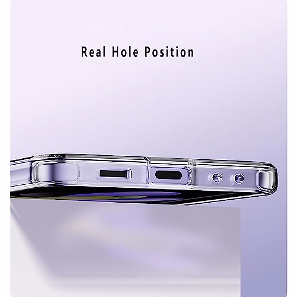 KUGEW for Samsung Galaxy Z Flip 5 Clear Case with Front Screen Protector, Crystal Clear Slim Fit Thin Transparent Phone Cover Soft TPU Bumper Shockproof Anti-Slip Heavy Duty Protection (Clear)